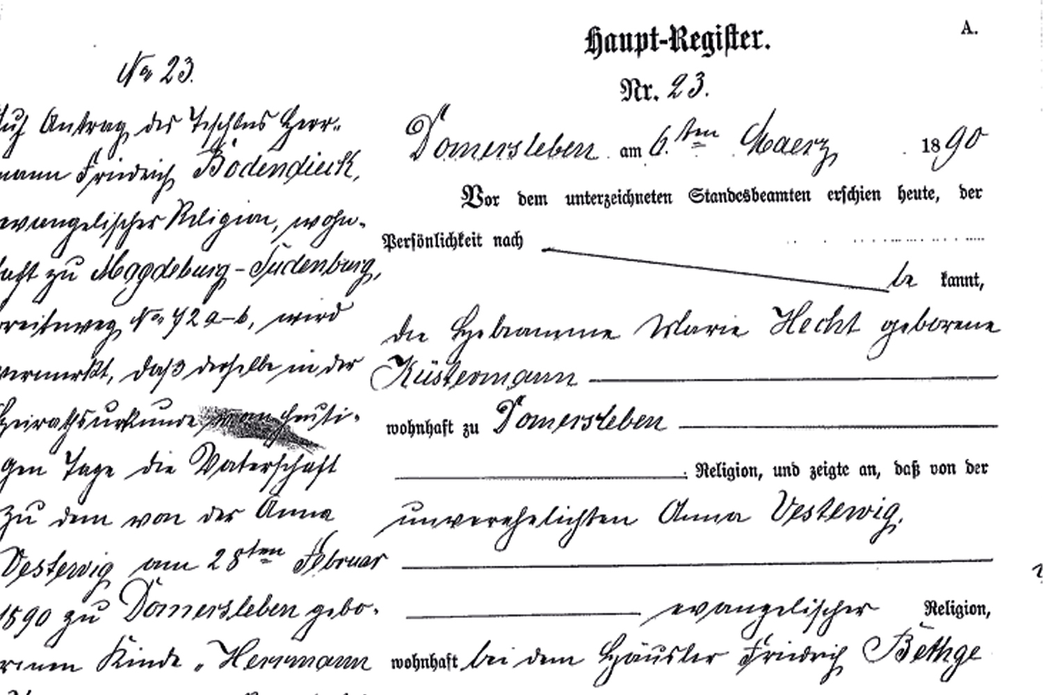 Understanding German Civil Records (Standesamt): What They Reveal About ...